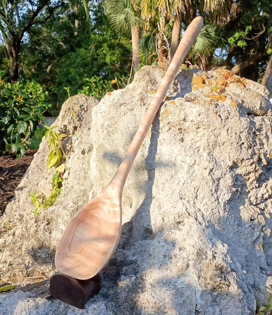 Maple Spoon from Instrument-Grade Maple